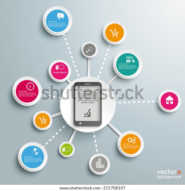 Infographic Design On Grey Background Eps Stock Vector (Royalty Free ...