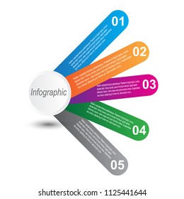 Infographic Design Template Idea Display Ranking Stock Vector (Royalty ...