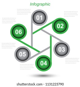 Infographic Design Template Idea Display Ranking Stock Vector (Royalty ...