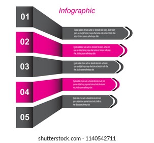 Infographic Design Template Idea Display Ranking: เวกเตอร์สต็อก (ปลอด ...