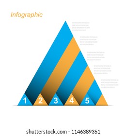 Infographic Design Template Idea Display Ranking Stock Vector (Royalty ...