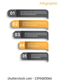 Infographic Design Template Idea Display Ranking Stock Vector (Royalty ...