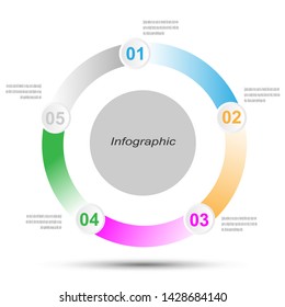 Infographic Design Template Idea Display Ranking Stock Vector (Royalty ...