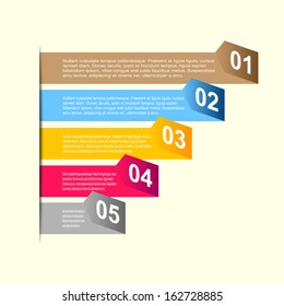 Infographic Design Template Idea Display Ranking Stock Vector (Royalty ...