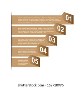 Infographic Design Template Idea Display Ranking Stock Vector (Royalty ...