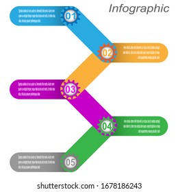 Infographic Design Template Idea Display Ranking Stock Vector (Royalty ...