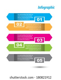 Infographic Design Template Idea Display Ranking: เวกเตอร์สต็อก (ปลอด ...