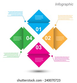 Infographic Design Template Idea Display Ranking Stock Vector (Royalty ...