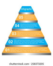 Infographic Design Template Idea Display Ranking Stock Vector (Royalty ...