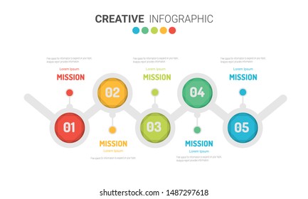Key Dates Timeline Infographics 10 Element Stock Vector (Royalty Free ...