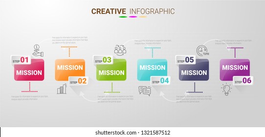 Flow Chart 3 Levels Infographic Template Stock Vector (Royalty Free ...