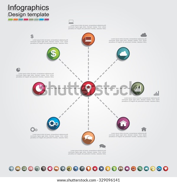 Infographic Design Template Place Your Data Stock Vector (Royalty Free ...