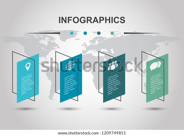 Infographic Design Template Shear Banners Stock Stock Vector (Royalty ...