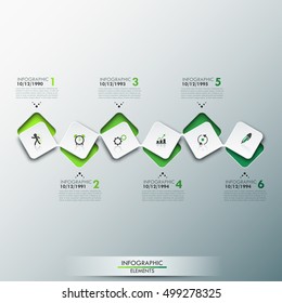 18 6 stages infographic future Images, Stock Photos & Vectors ...