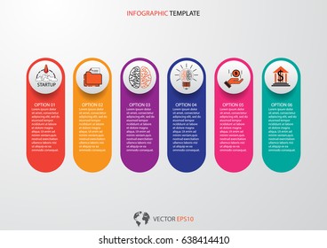 Infographic Vector Design Template Business Data Stock Vector (Royalty ...