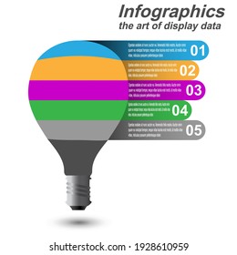 Infographic Display Template Idea Display Information Stock Vector ...