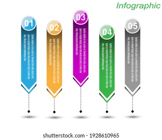 Infographic Display Template Idea Display Information Stock Vector ...