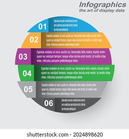 Infographic Display Template Idea Display Information Stock Vector ...