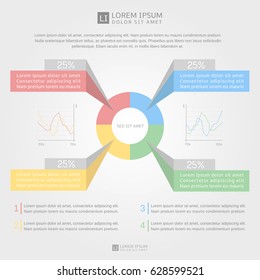 Infographic Elements Great Presentation Sociological Research Stock ...