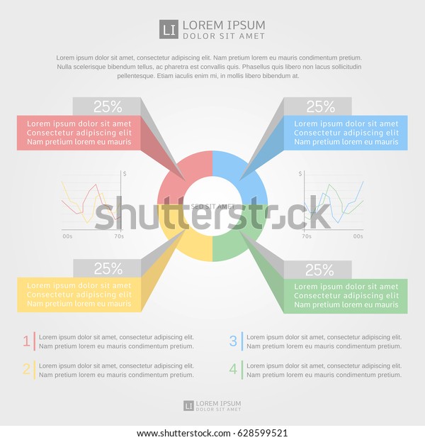 Infographic Elements Great Presentation Sociological Research Stock ...