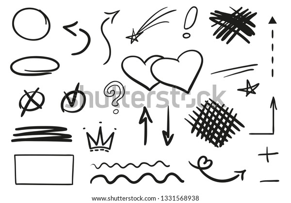 Infographic Elements On Isolation Background Collection Stock Vector ...