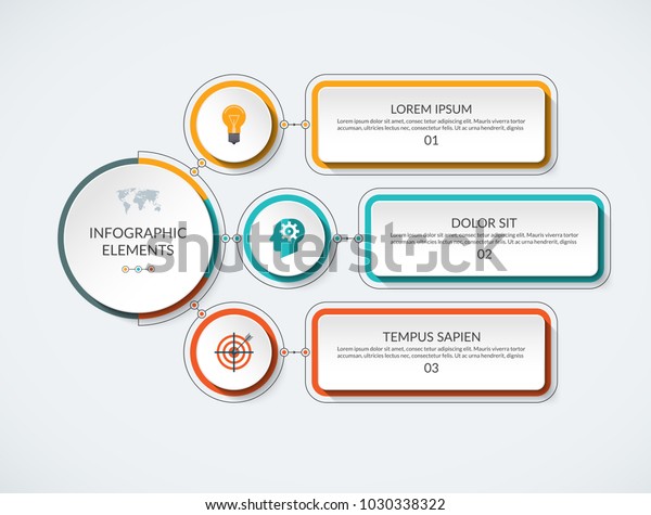 Infographic Flow Chart Modern Minimalistic Vector Stock Vector (Royalty ...