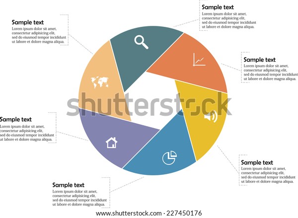 Infographic Hexagon Shape Divided Into Sig Stock Vector (Royalty Free ...