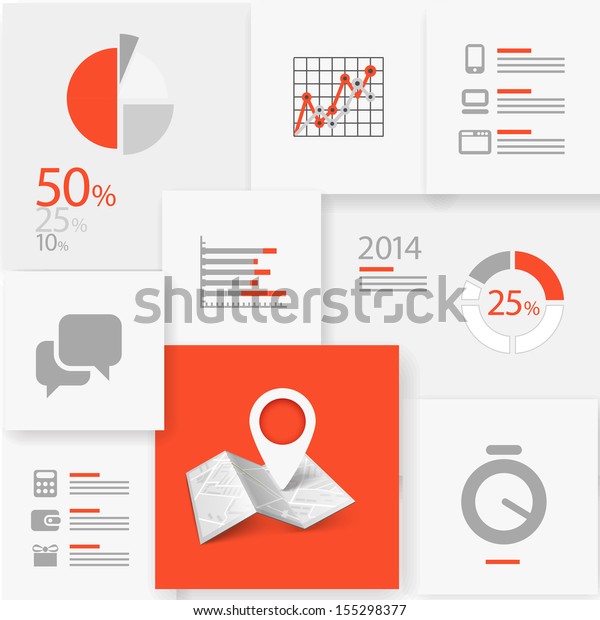 Infographic Information Board Design Template Stock Vector (Royalty ...