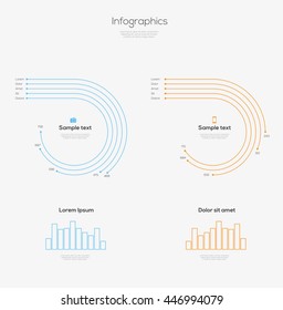 Infographic Line Art Vector Illustration Information Stock Vector ...