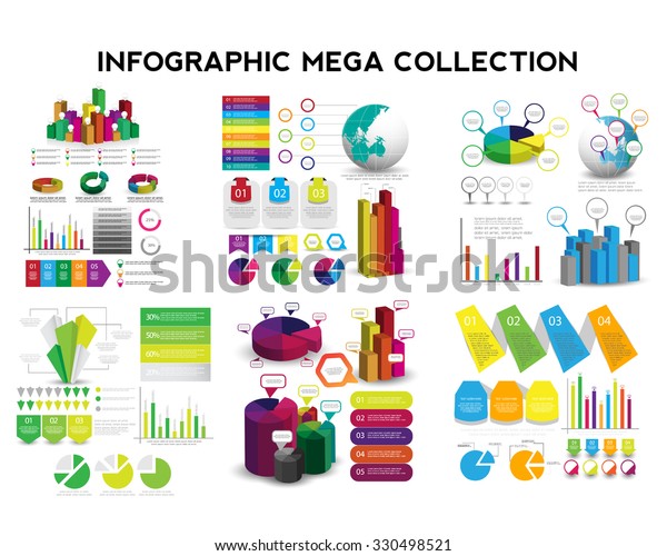 Infographic Mega Collection Vector Stock Vector (Royalty Free ...