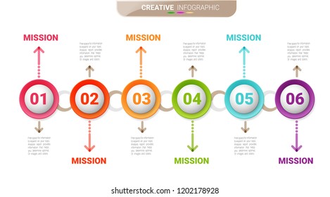 Infographic My Maps Design Template Numbers Stock Vector (Royalty Free ...