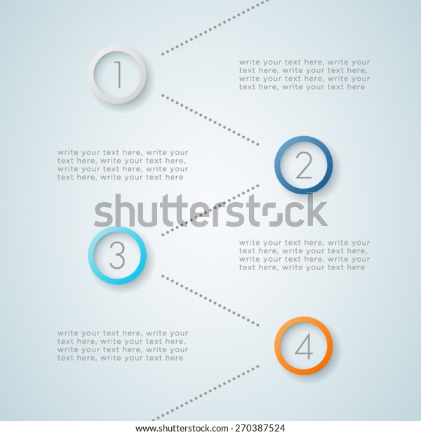 Infographic Numbered Steps 6 Stock Vector (Royalty Free) 270387524 ...