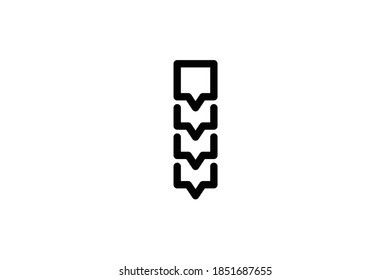 Infographic Outline Icon Dropdown Item Stock Vector (Royalty Free ...