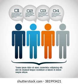 Infographic People Design Stock Vector (Royalty Free) 381993421 ...