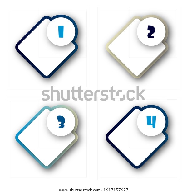 Infographic Step 1234 Concept Design Graphic Stock Vector (Royalty Free ...
