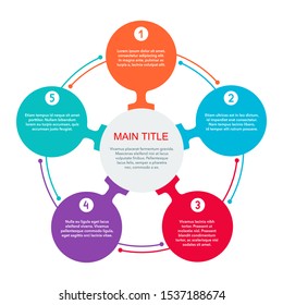 2,263 5 Point Circle Infographic Images, Stock Photos & Vectors ...