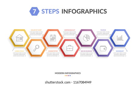489 7 part diagram hexagon Images, Stock Photos & Vectors | Shutterstock