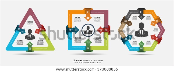 Infographic Template Design Presentation Diagram Concept: vector de ...
