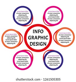 Infographic Vector Design Stock Vector (Royalty Free) 1261505305 ...
