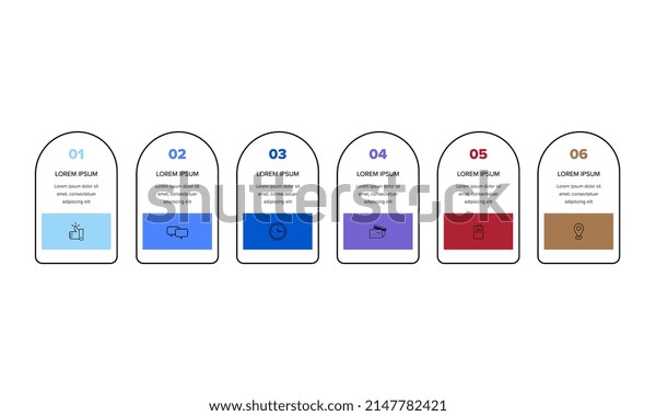 620 6 Infographic Bookmark Images, Stock Photos & Vectors | Shutterstock