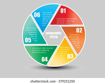 Round Pie Chart One Half Divided Stock Vector (Royalty Free) 1296598969