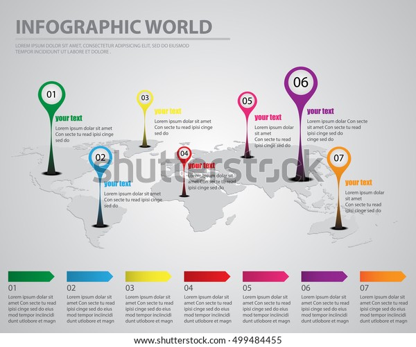 Infographic World Stock Vector (Royalty Free) 499484455 | Shutterstock