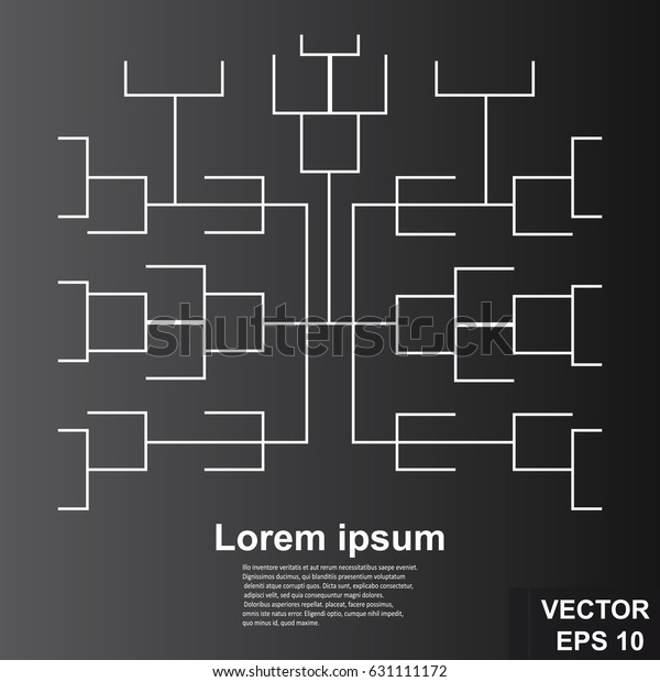 Infographics Abstract Lines Distribution Your Design Stock Vector ...