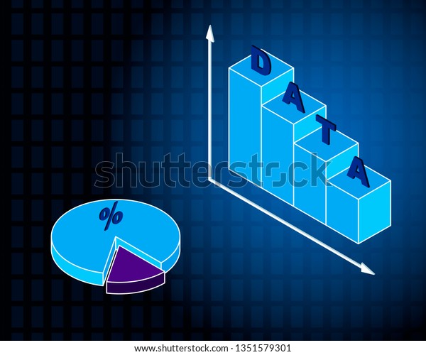Infographics Aesthetic Design Represent Big Data Stock Vector (Royalty ...