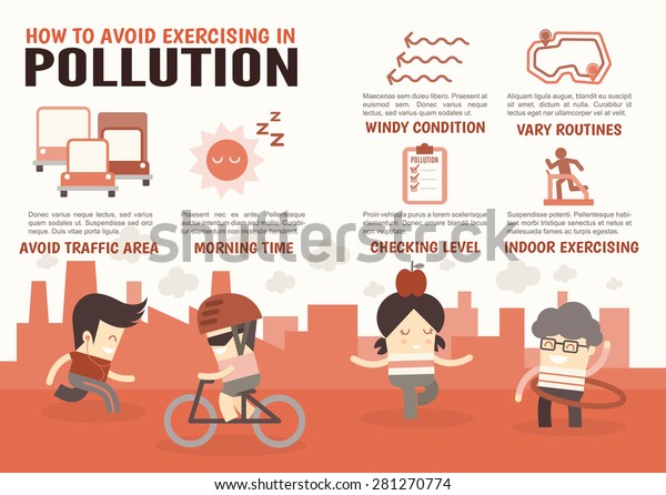 Infographics Cartoon Characters About How Avoid Stock Vector (Royalty ...