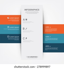 Infographics Chart Modern Design Vector Illustration Stock Vector ...
