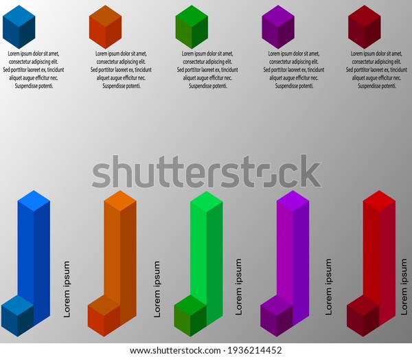Infographics Clear Simple Diagrams Stock Vector (Royalty Free ...