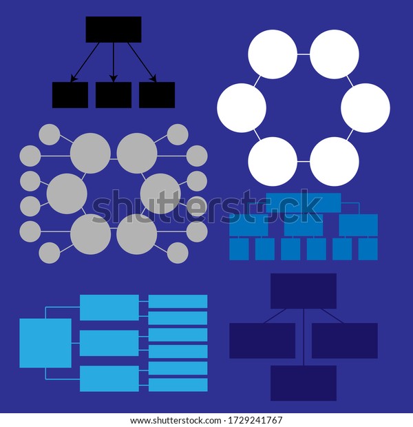 Infographics Color Scheme Mind Map Diagram Stock Vector (Royalty Free ...
