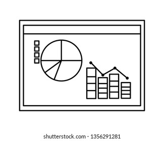 Infographics Data Chart Black White Stock Vector (Royalty Free ...