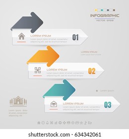 Infographics Design Template Icons Process Diagram Stock Vector ...